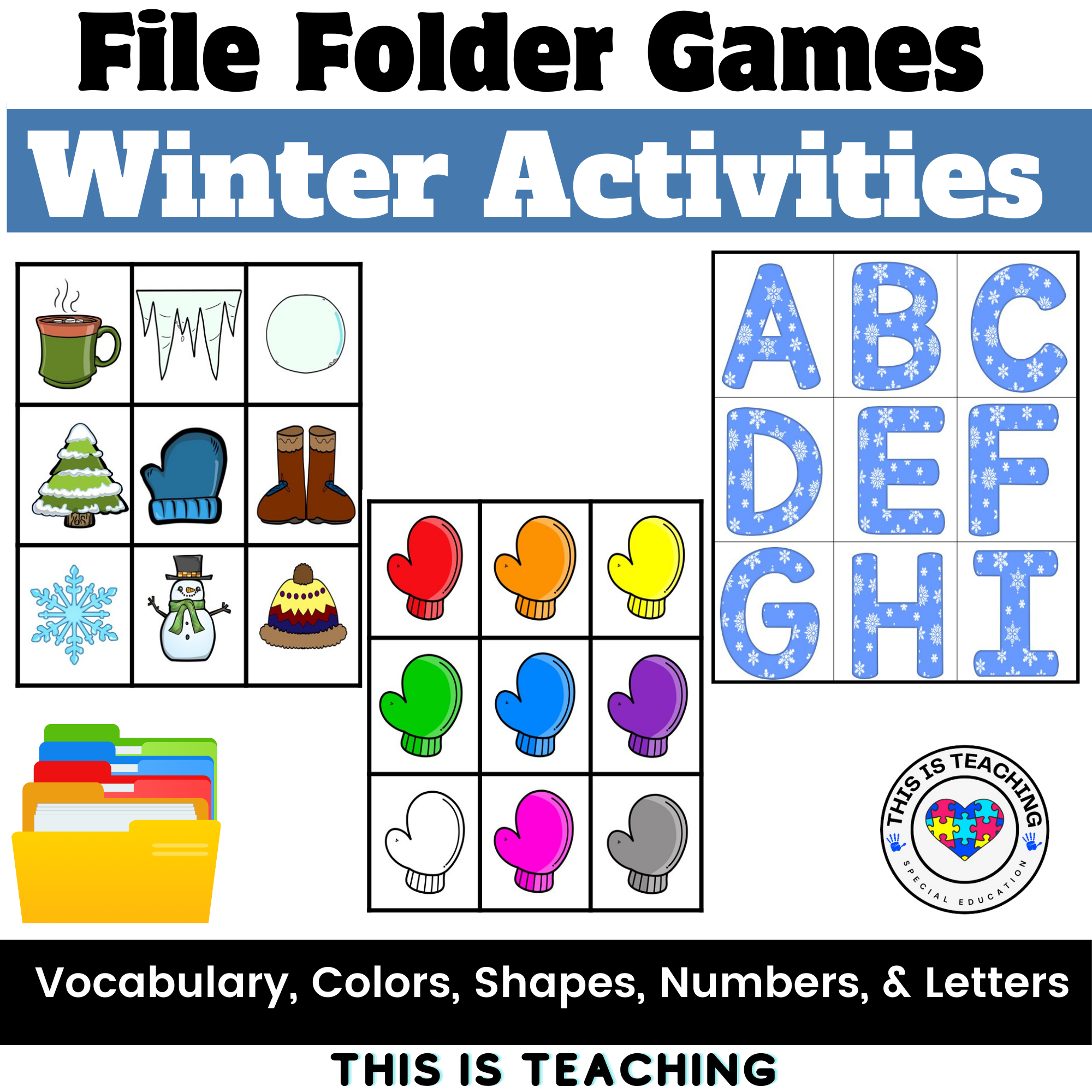 File Folder Games For Special Education - This is Teaching